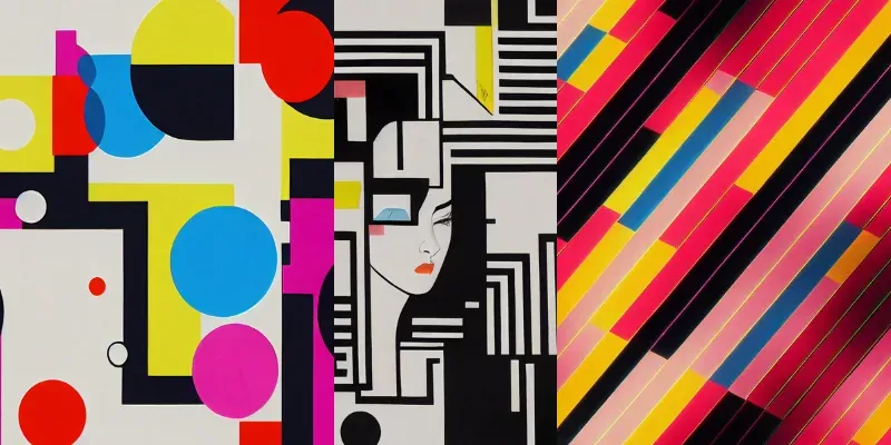 80s New Wave Seamless Patterns Midjourney Prompt | PromptBase
