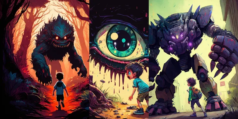 Weirdcore Graphic Novel Illustrations Midjourney Prompt | PromptBase