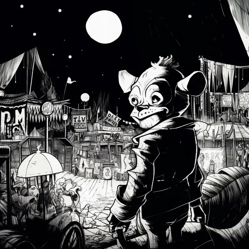 Ink Drenched Nightmare Noir Comics Midjourney Prompt | PromptBase