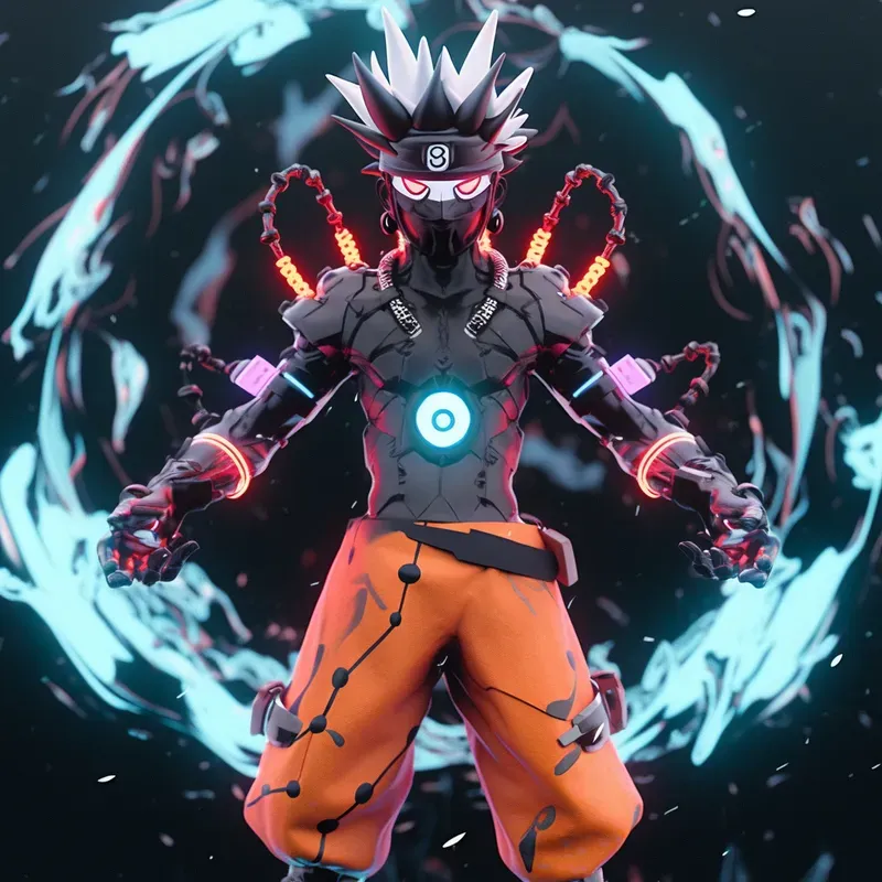 Explosive Anime Afrofuturisms Midjourney Prompt | PromptBase