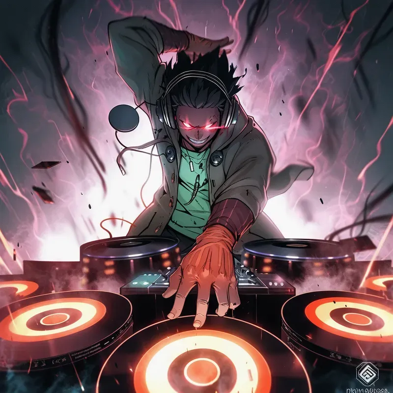 Explosive Anime Afrofuturisms Midjourney Prompt | PromptBase