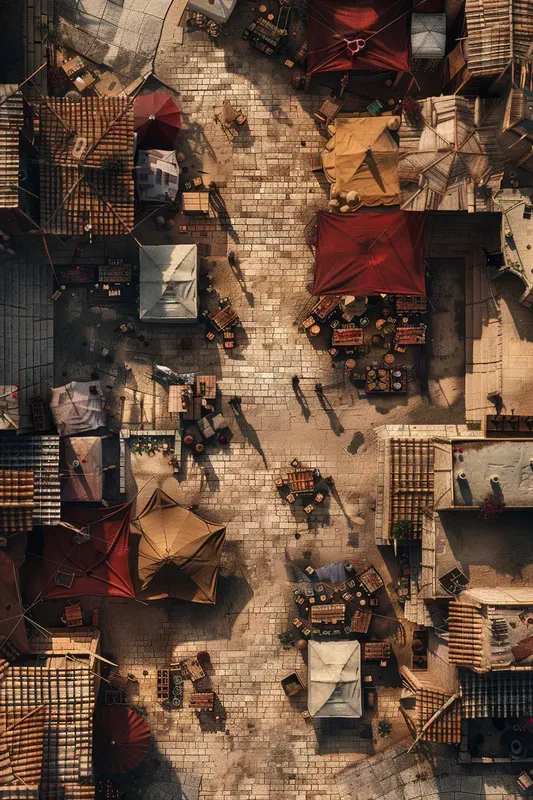 Realistic Top Down RPG Maps Midjourney Prompt | PromptBase