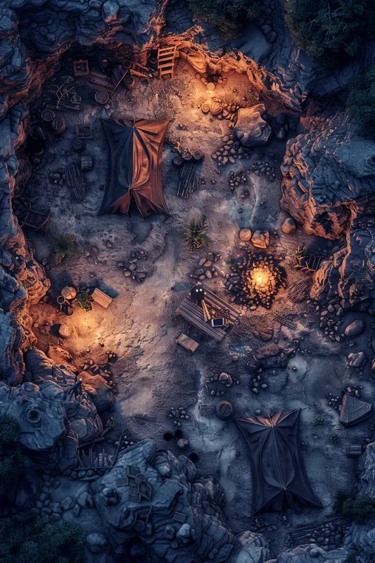 Realistic Top Down RPG Maps Midjourney Prompt | PromptBase