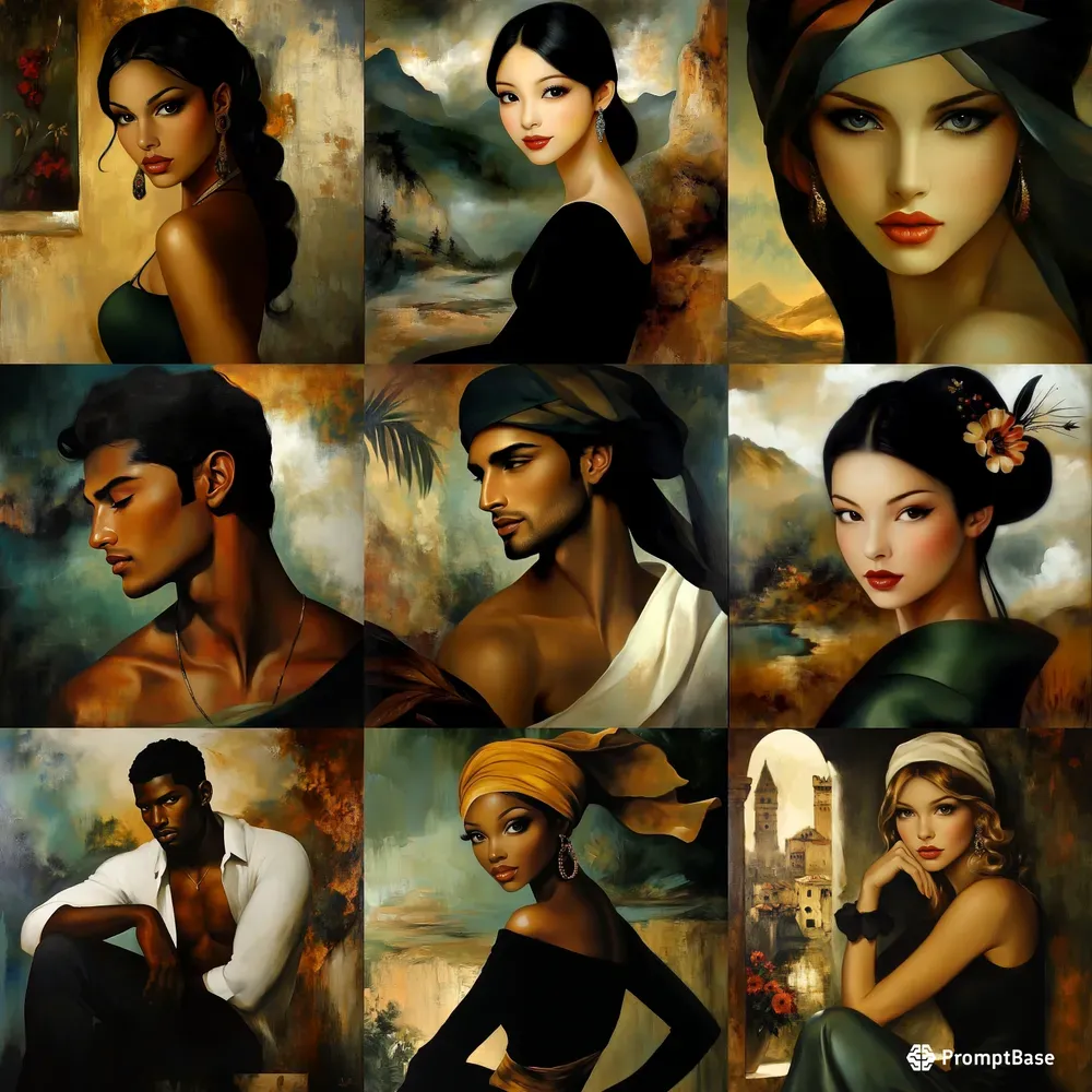 Hyperrealistic Fantasy Portraits Midjourney Prompt | PromptBase