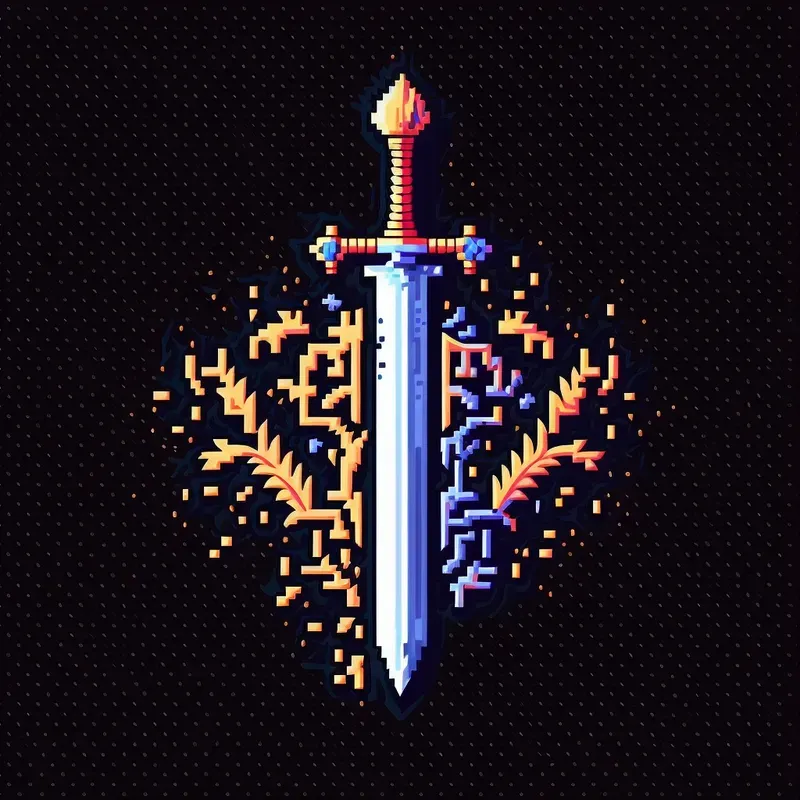 Pixelated 8-bit Logos Midjourney Prompt | PromptBase