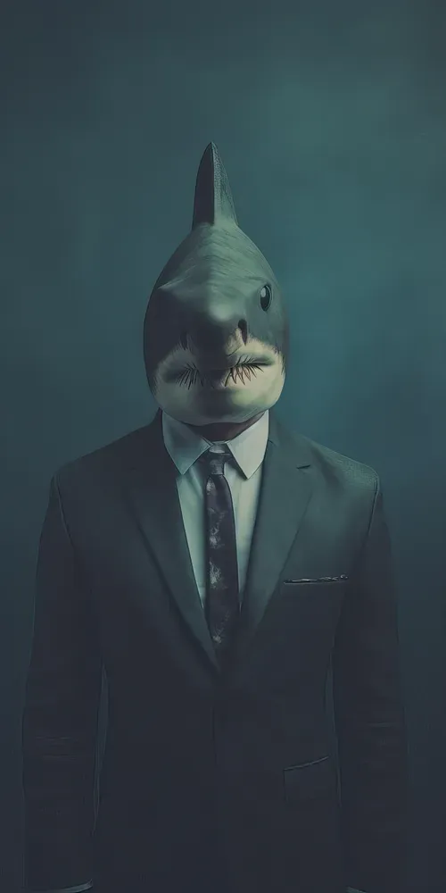 Strict Male Photos Of Animals In Suits Midjourney Prompt | PromptBase