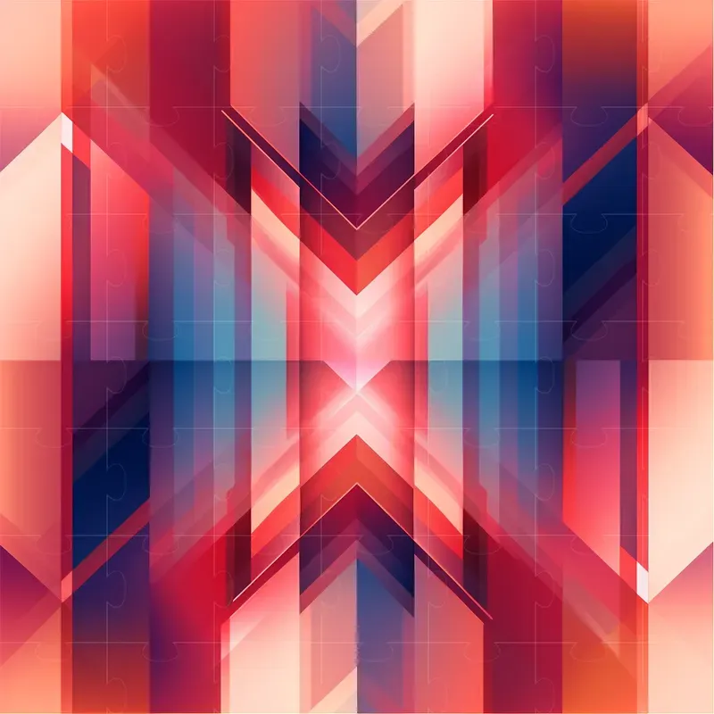 Geometric Gradient Patterns Midjourney Prompt | PromptBase