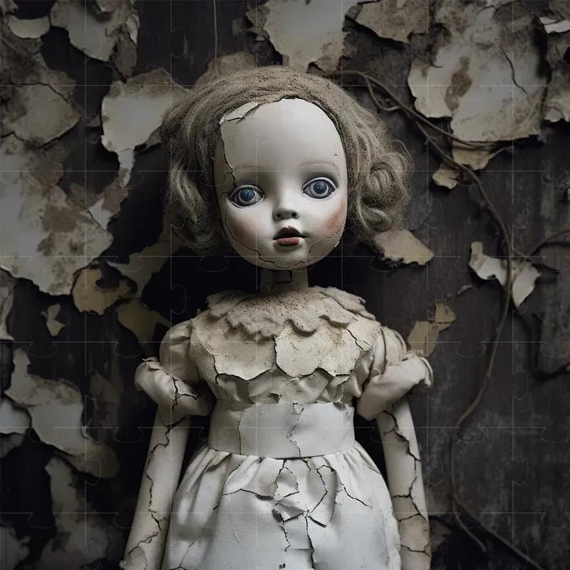 Creepy Horror Dolls Mad Toys Halloween Midjourney Prompt | PromptBase