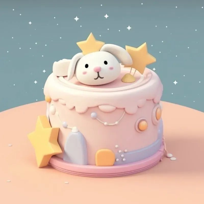 Cute Simple 3D Clay Sweet Cakes Midjourney Prompt | PromptBase