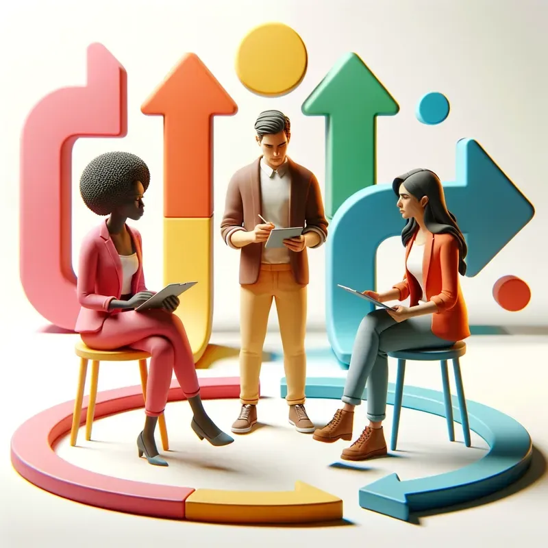 Colourful 3D Business Meetings DALL·E Prompt | PromptBase