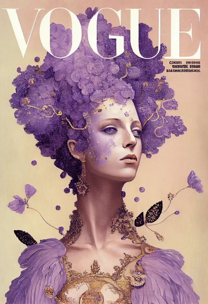 Vogue Magazine Covers Colorful Midjourney Prompt | PromptBase