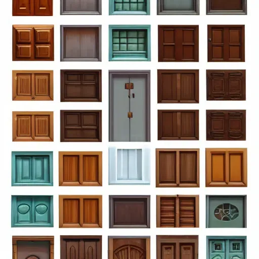Doors And Windows Sprites And Assets Stable Diffusion Prompt | PromptBase