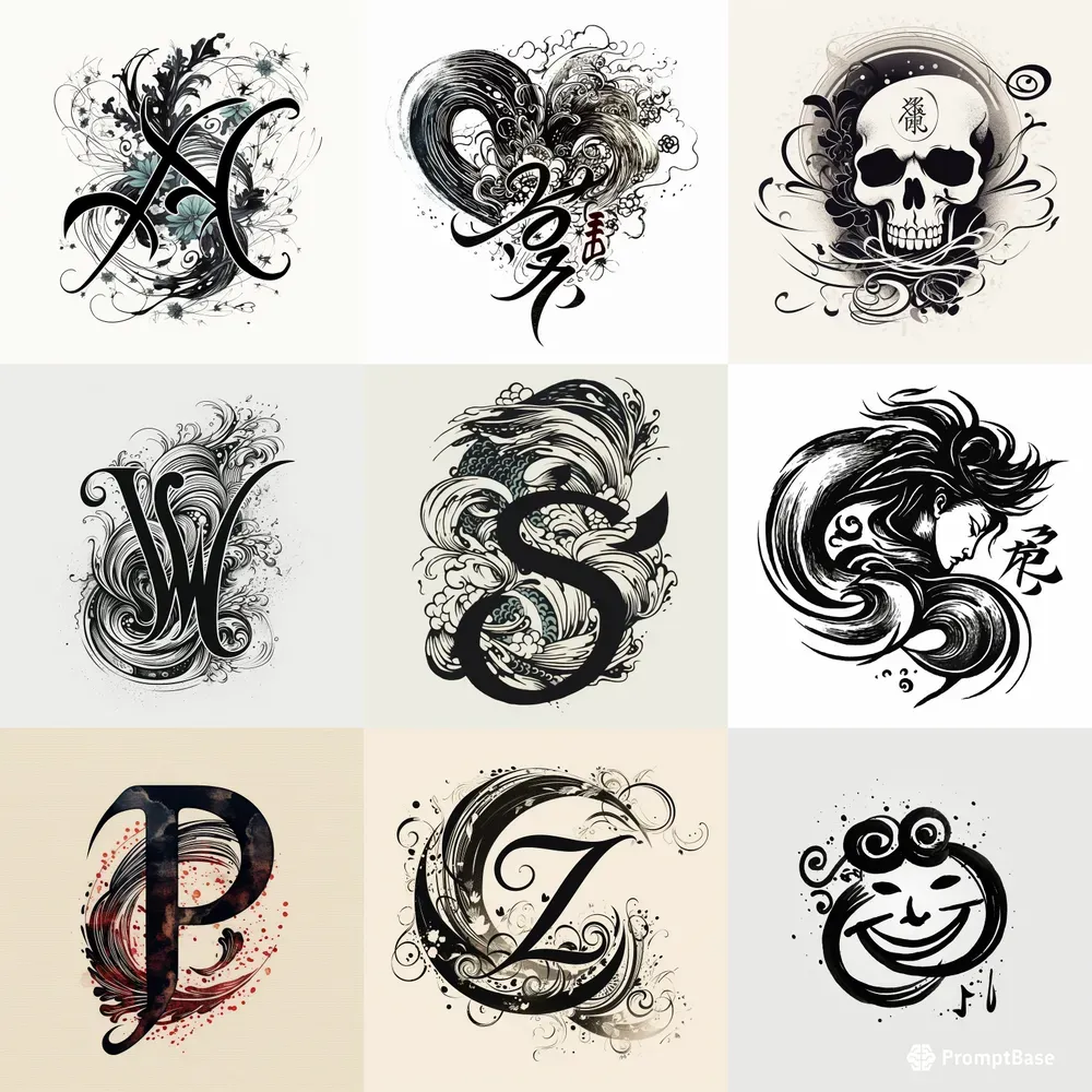 Artistic Signature Designs For Your Art Midjourney Prompt | PromptBase