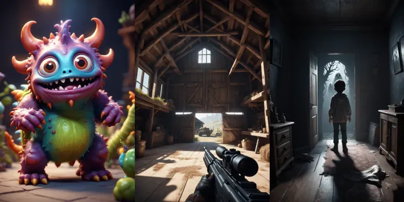 Unreal Engine Game Poster Art Generator App | PromptBase