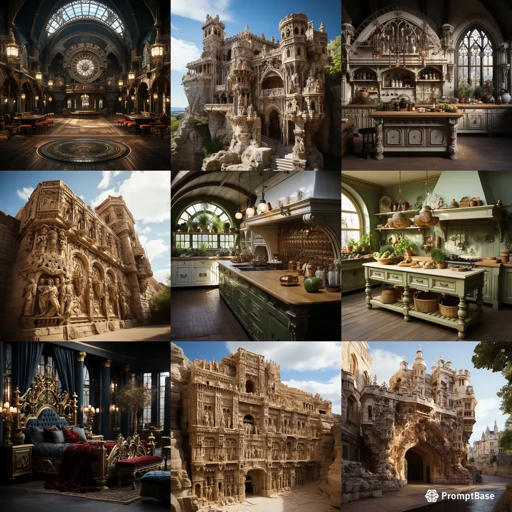 Modern Style Castles Prompts Midjourney Prompt | PromptBase