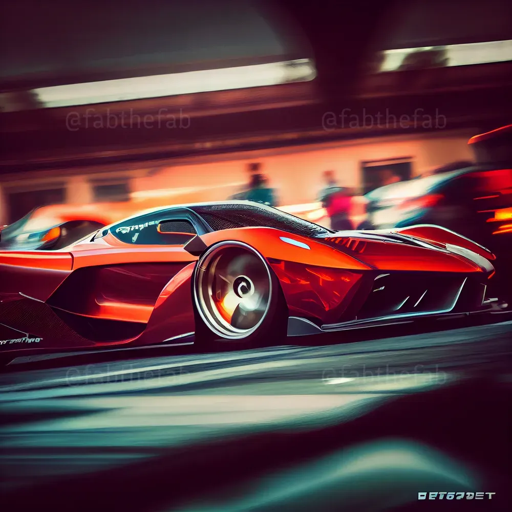 Dynamic Race Car Photos Midjourney Prompt | PromptBase