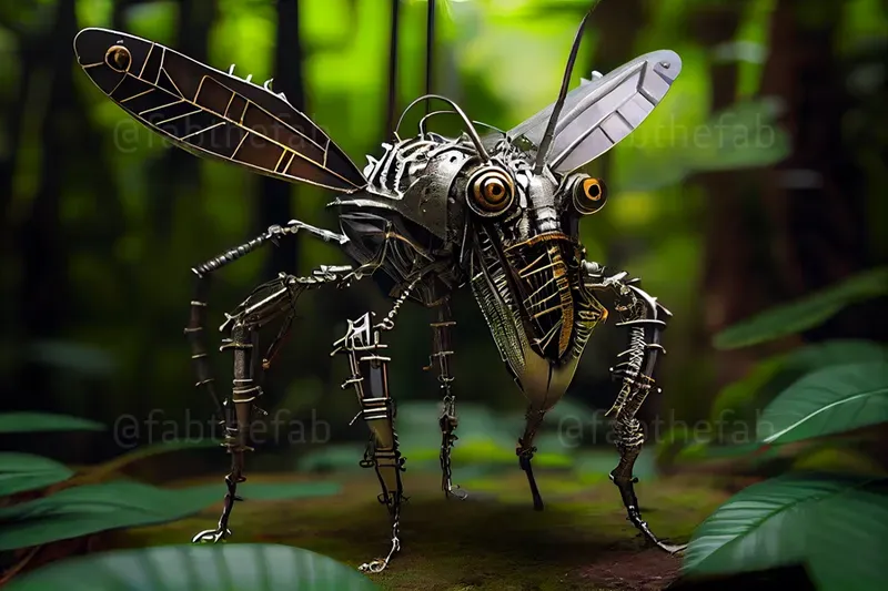 Tropical Mechanical Insects Midjourney Prompt | PromptBase