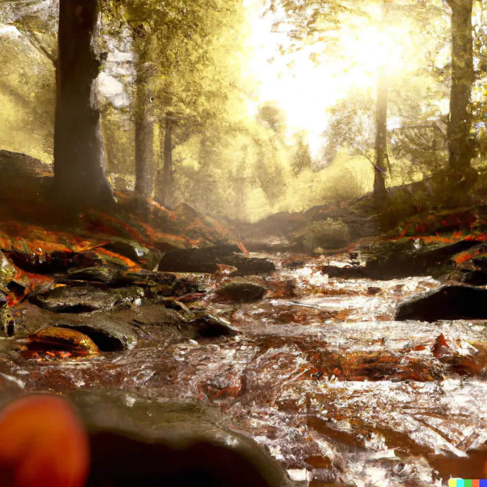 Cinematic Stream Background Photos DALL·E Prompt | PromptBase