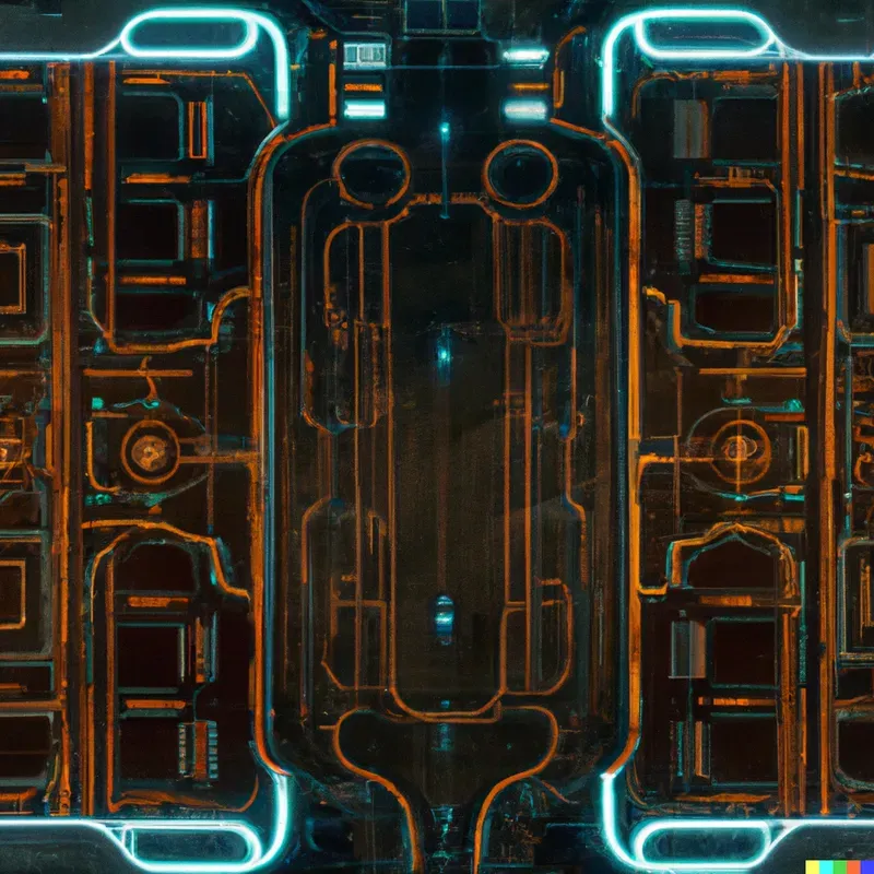 Futuristic Tech Textures DALL·E Prompt | PromptBase