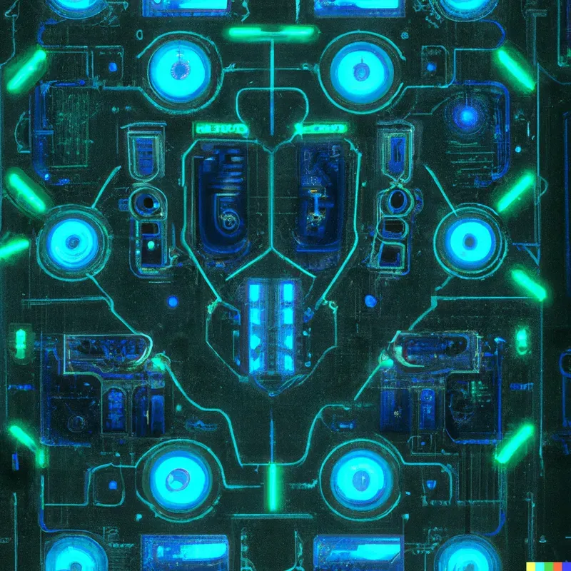 Futuristic Tech Textures DALL·E Prompt | PromptBase