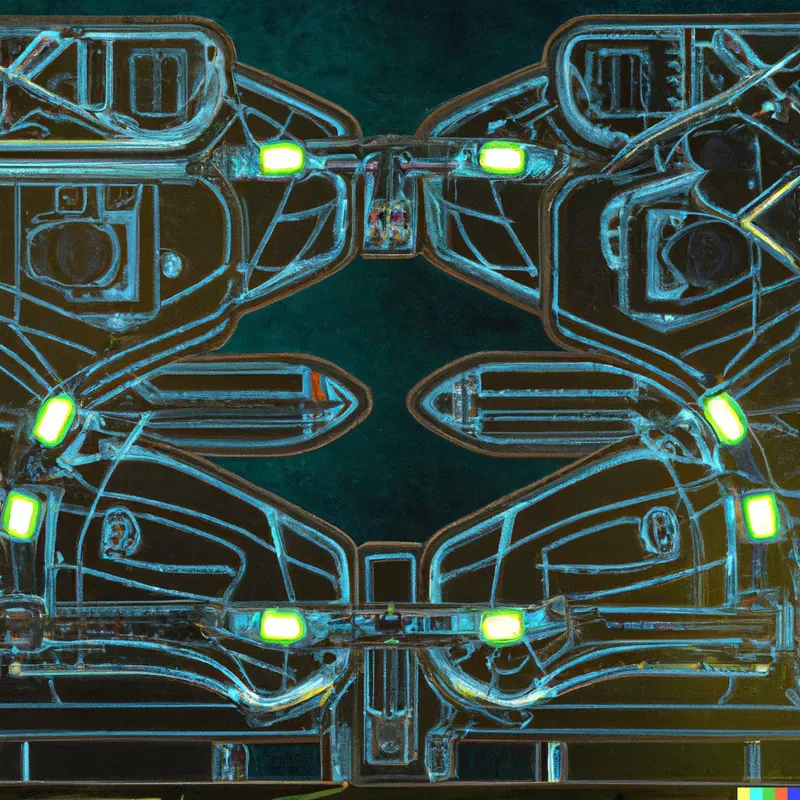 Futuristic Tech Textures DALL·E Prompt | PromptBase