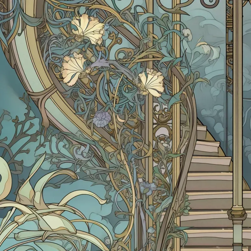 Consistent Art Nouveau Posters Midjourney Prompt | PromptBase