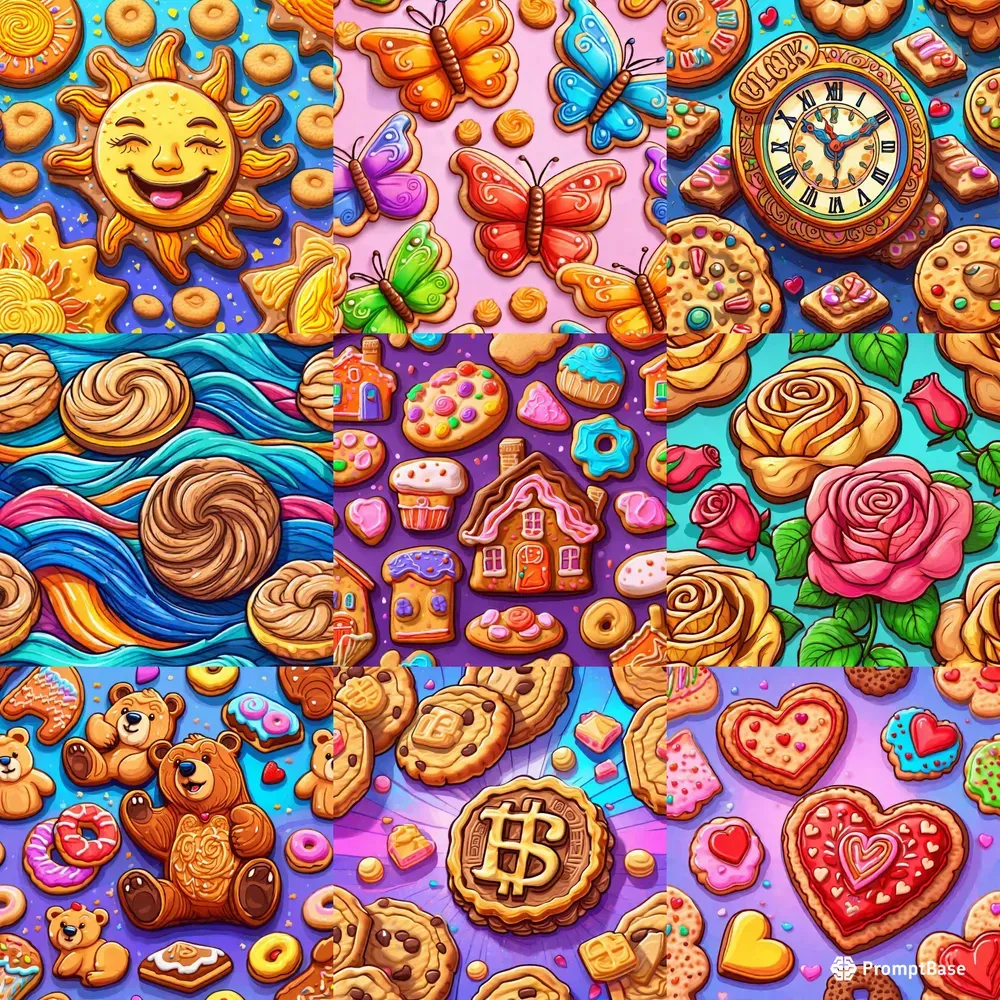 Cookie Art Stable Diffusion Prompt | PromptBase