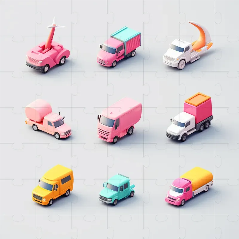 Isometric Icon Sets Midjourney Prompt | PromptBase