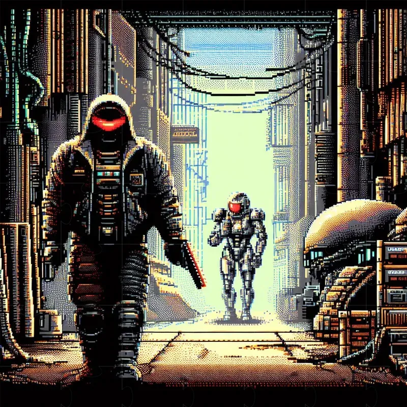 Retro Video Game Scenes DALL·E Prompt | PromptBase