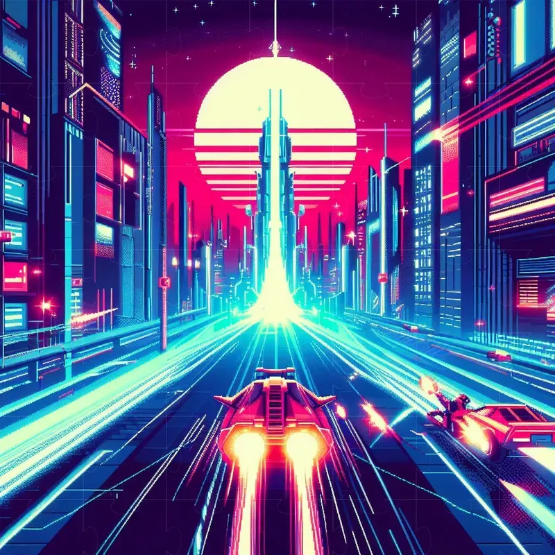 Retro Video Game Scenes DALL·E Prompt | PromptBase