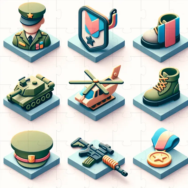 Playful Isometric Icons DALL·E Prompt | PromptBase