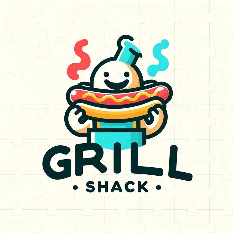 Cartoon Food Logo Designs DALL·E Prompt | PromptBase