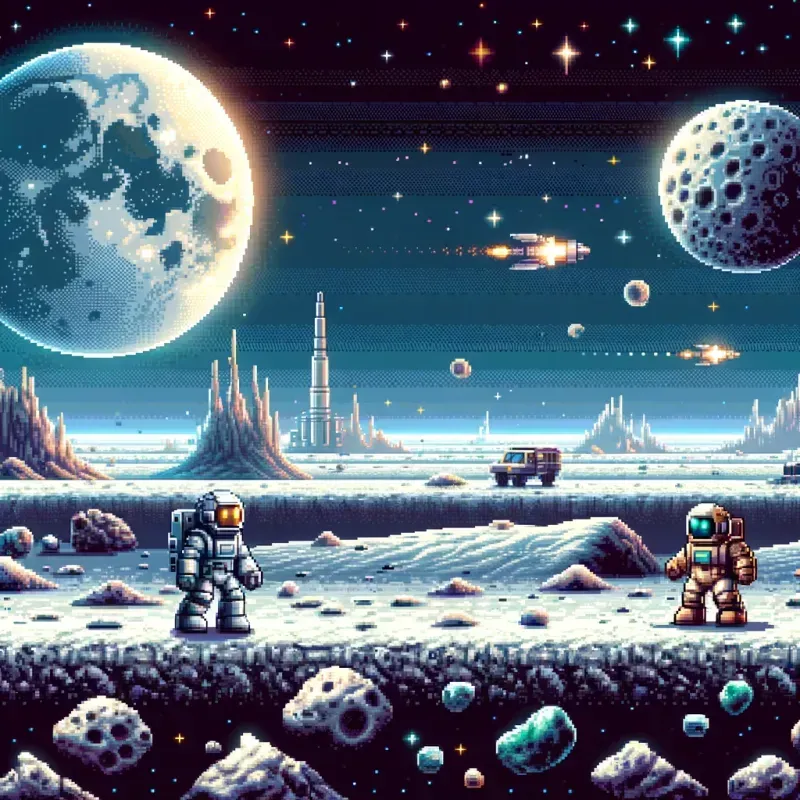 2D Retro Game Art DALL·E Prompt | PromptBase