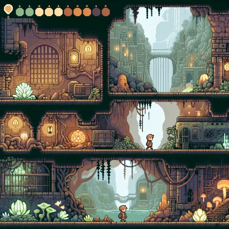 2D Retro Game Art DALL·E Prompt | PromptBase