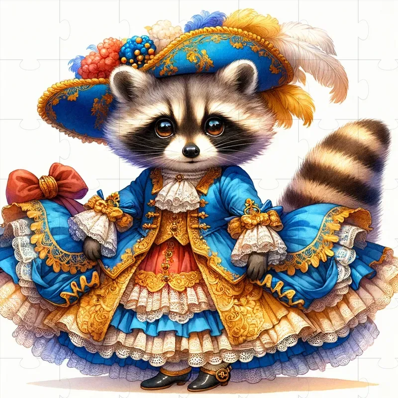 Rococo Fashion Animals DALL·E Prompt | PromptBase