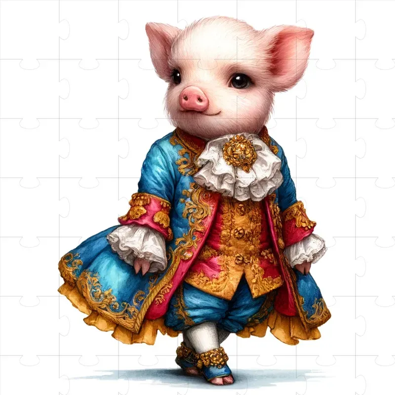 Rococo Fashion Animals DALL·E Prompt | PromptBase