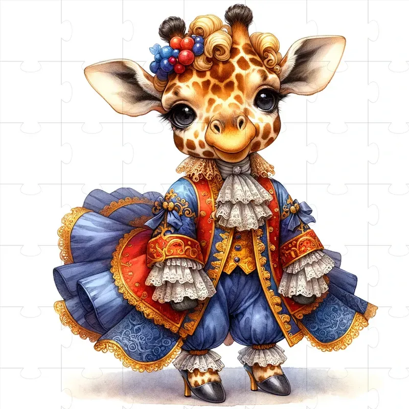 Rococo Fashion Animals DALL·E Prompt | PromptBase