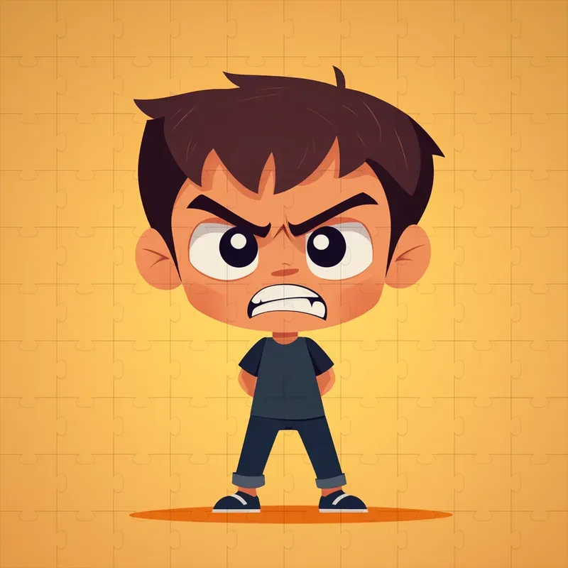 2D Angry Cartoon Characters Midjourney Prompt | PromptBase