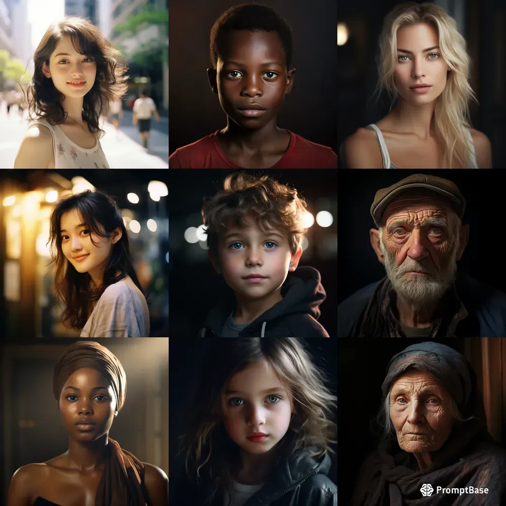 High Quality Photography Portraits Midjourney Prompt | PromptBase