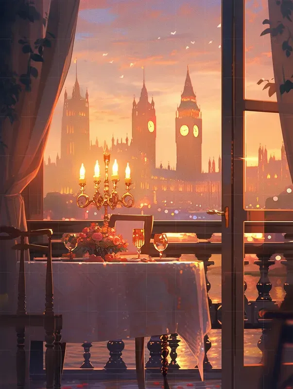 Kawaii Anime Romantic Table Scenes Midjourney Prompt | PromptBase