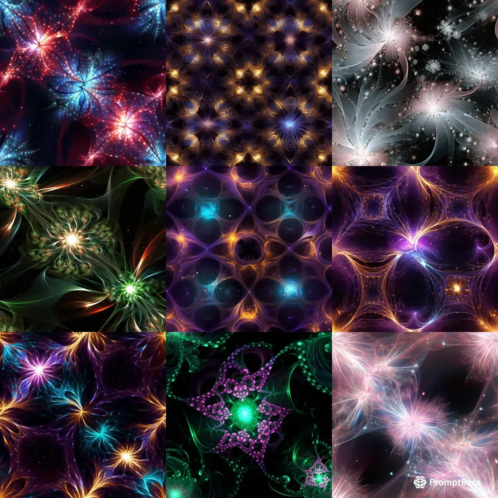 Abstract Colorful Repeating Patterns Midjourney Prompt | PromptBase