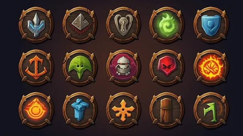 Mmorpg Game Icons Midjourney Prompt | PromptBase