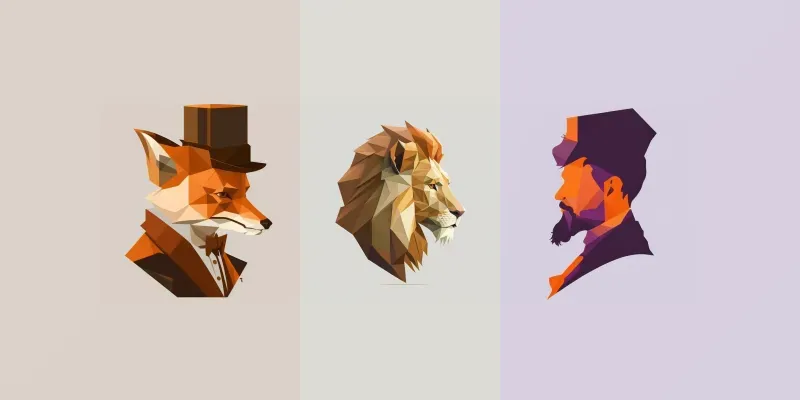 Cool Vector Art For Logos Midjourney Prompt | PromptBase