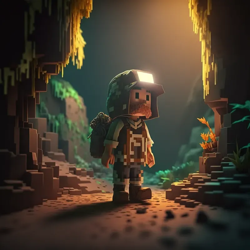 Immersive Minecraft Landscapes Midjourney Prompt | PromptBase