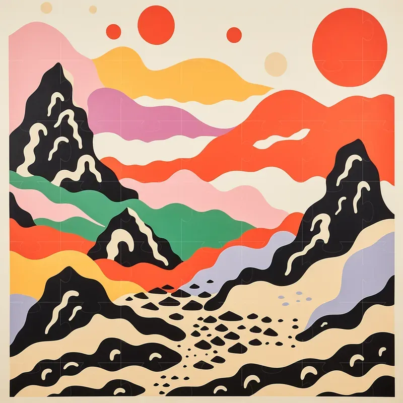Retro Groovy Poster Illustration Designs Midjourney Prompt | PromptBase