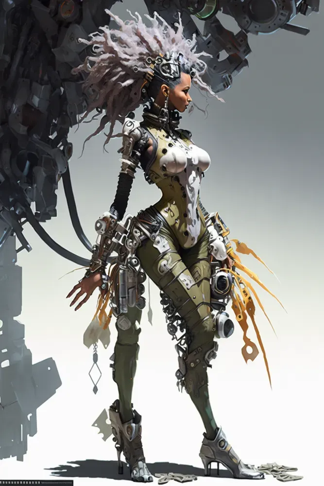 Edgy Anime-style Character Concept Art Midjourney Prompt | PromptBase