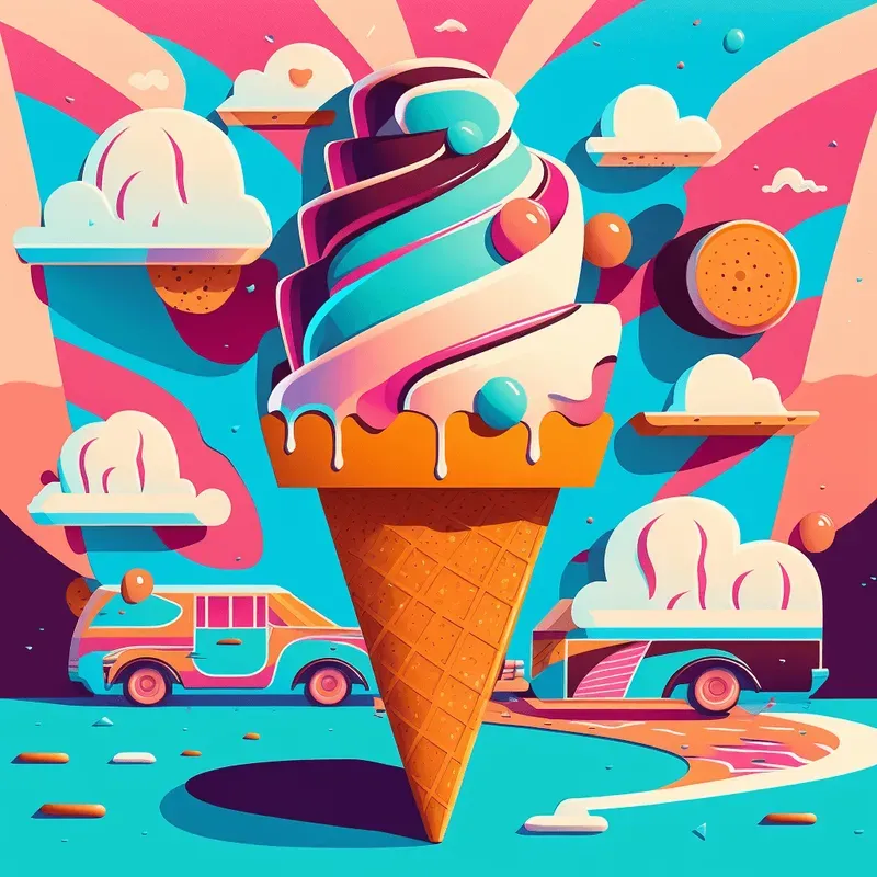 Retro Funky Graphics Midjourney Prompt | PromptBase