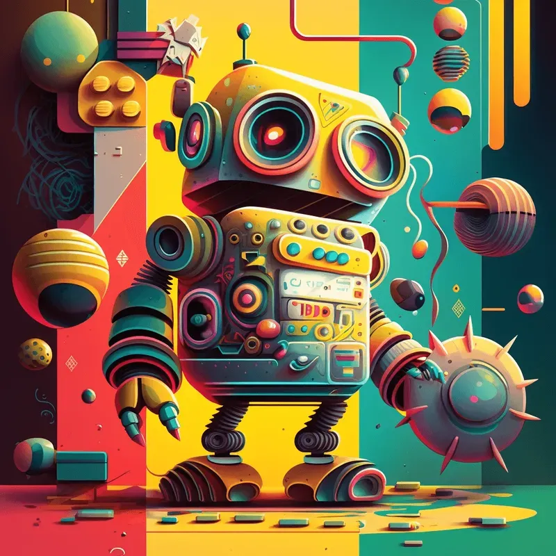 Retro Funky Graphics Midjourney Prompt | PromptBase