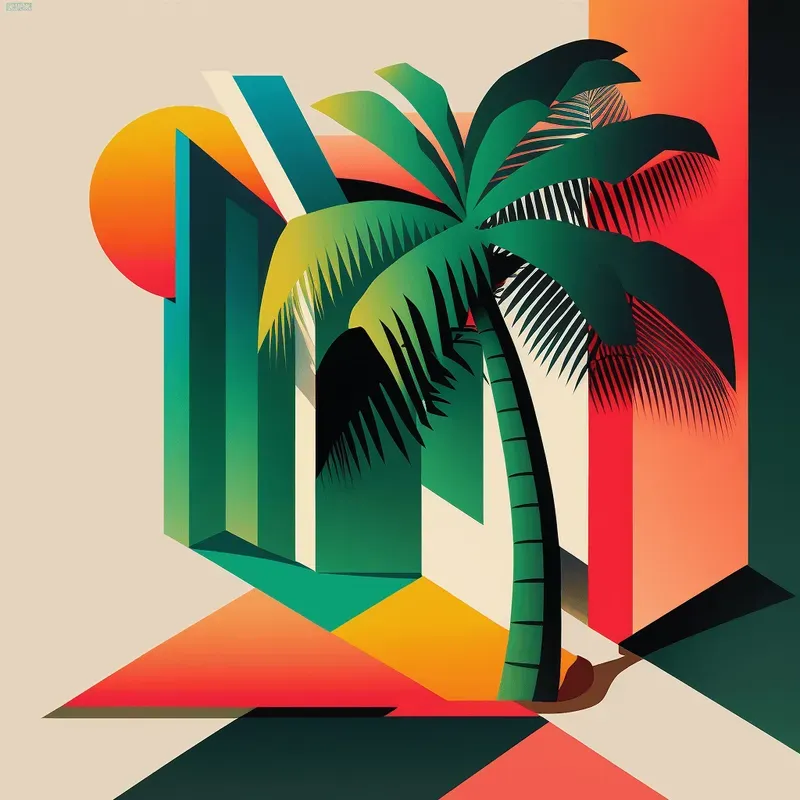 Retro Modern Graphic Designs Midjourney Prompt | PromptBase