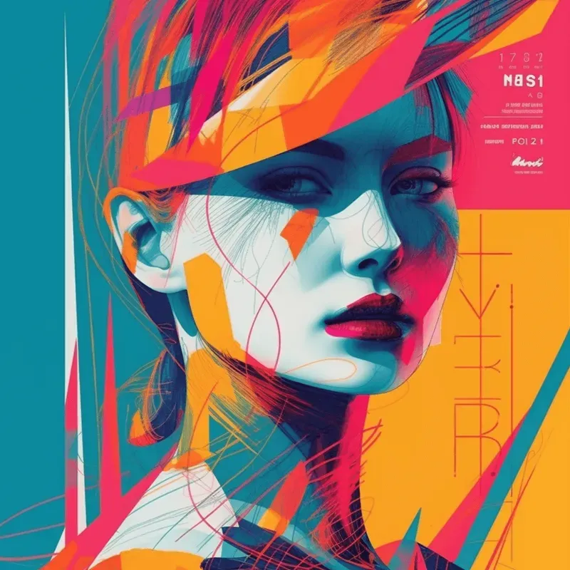 Dynamic Neon Poster Art Midjourney Prompt | PromptBase